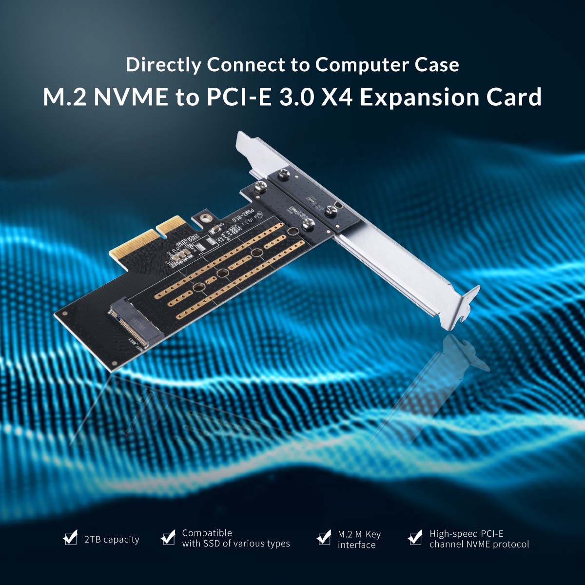 Orico M.2 NVMe to PCI-E 3.0 X4 Expansion Card - PSM2 | Motherboard ...