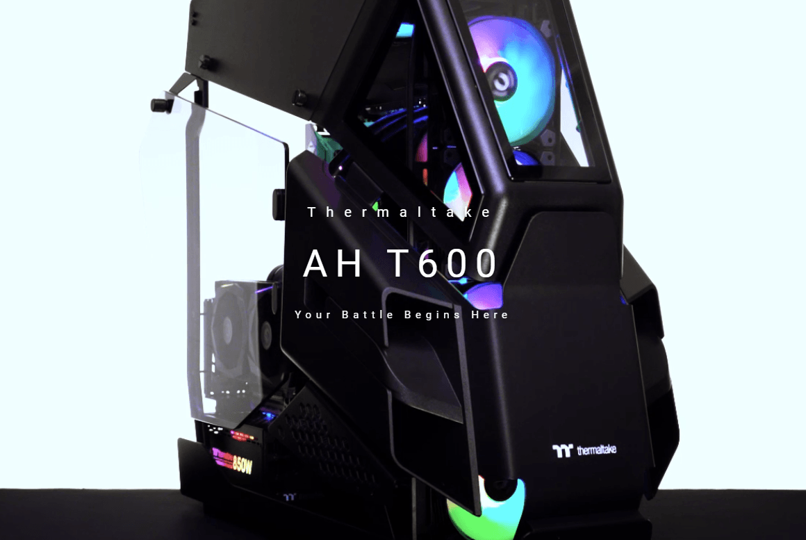 Thermaltake AH T600 Tempered Glass E-ATX Full Tower Case - Black | CA ...