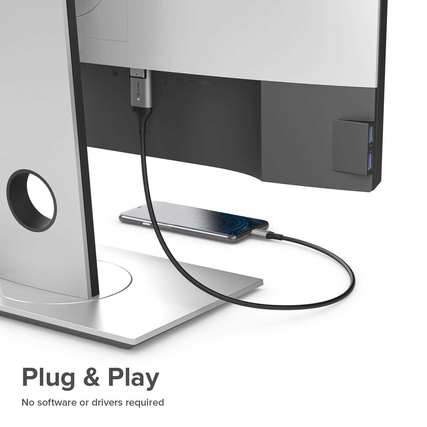 Alogic 2m Ultra USB-C to DisplayPort Cable 4K @60Hz - Monitor Cables ...