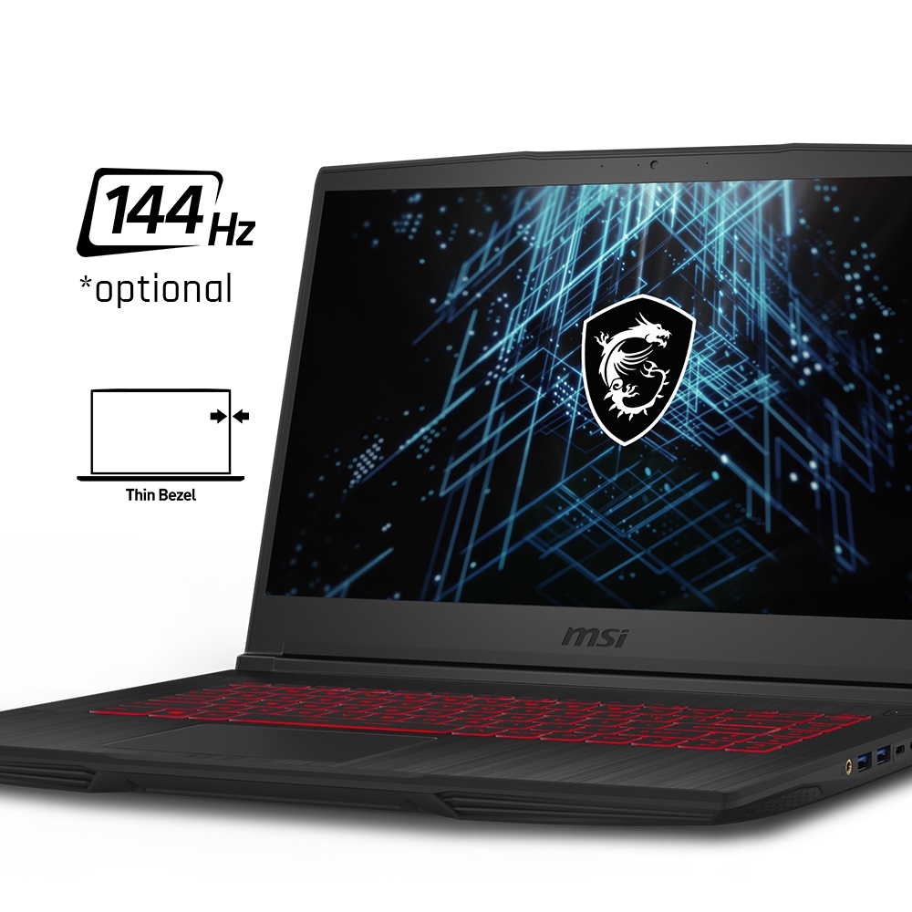 MSI GF65 Thin 10UE 15.6" 144Hz i7-10750H/RTX3060 MAX-Q Laptop | PC ROOM