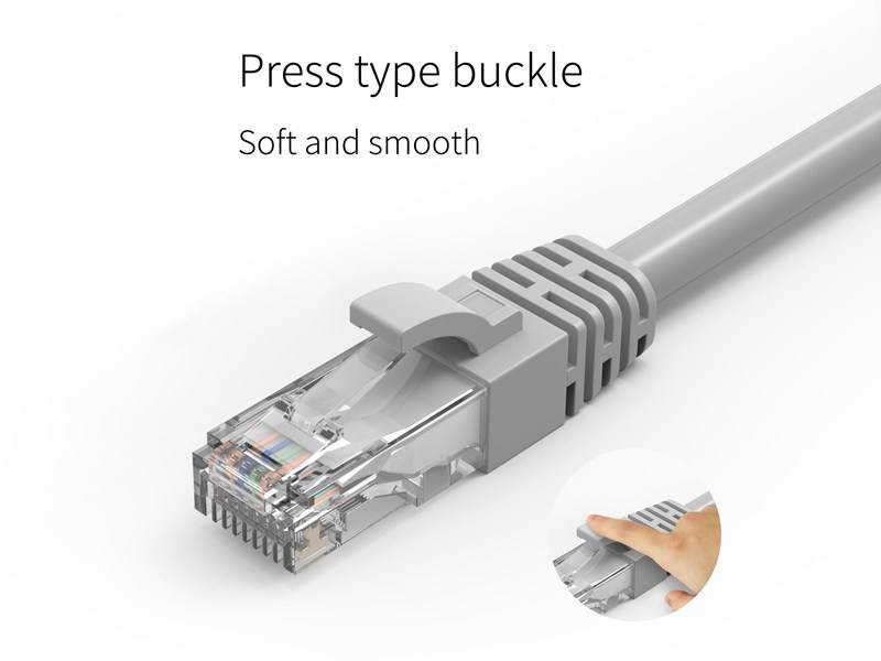 Cruxtec RC6-050-WH Cat6 Ethernet Cable White 5m - Premium Network Cables