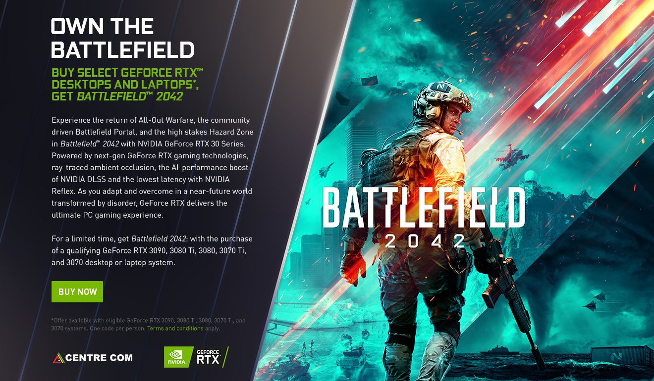 GeForce Battlefield 2042 Bundle - NVIDIA GeForce Gaming Graphics Card ...