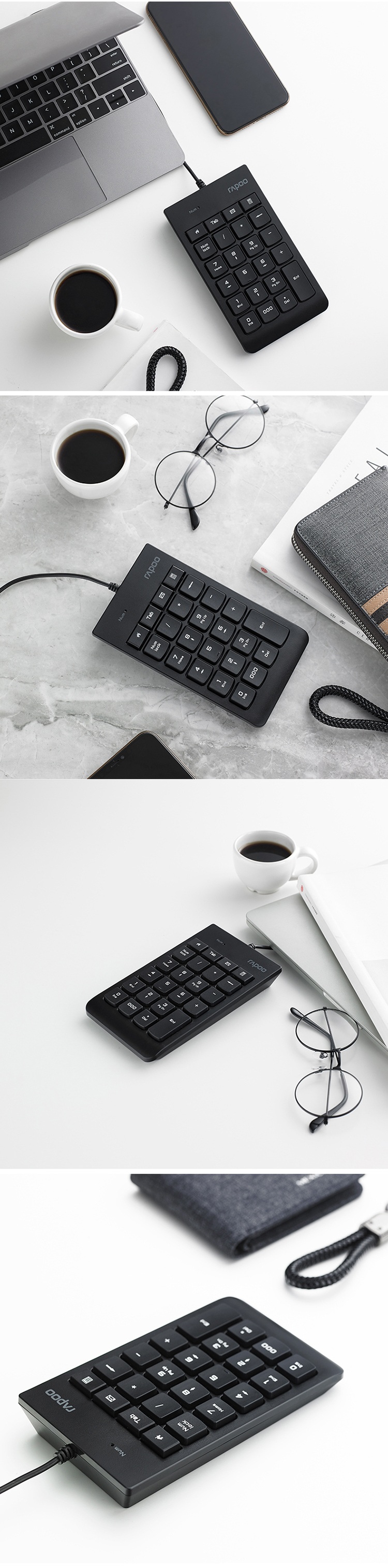 Rapoo K10 23-keys Wired Number Pad Keyboard - Rapoo Keyboards - K10