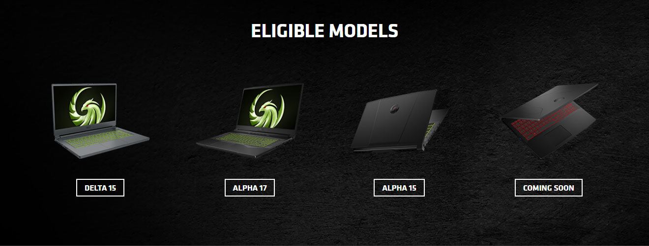 AMD Radeon x MSI Laptop. Raise the Game Fully Loaded