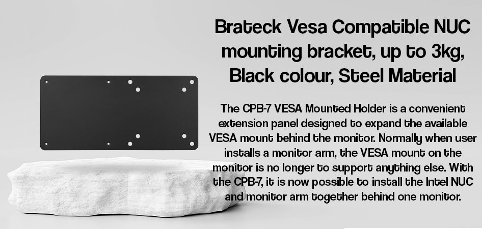 Brateck Vesa Compatible NUC Mounting Bracket [CPB-7]