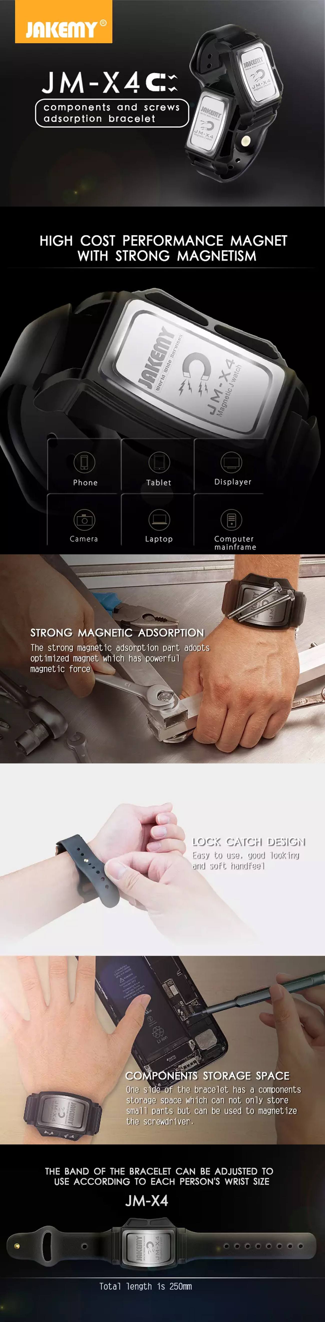 Jakemy Components Adsorption Bracelet JM-X4 - Buy Now | Tools | Fast Delivery Australia Wide