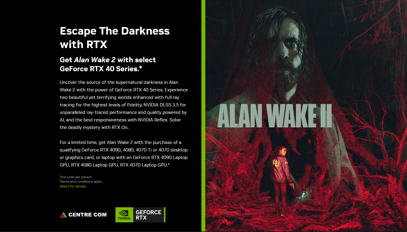 GeForce Alan Wake 2 PC Game Bundle