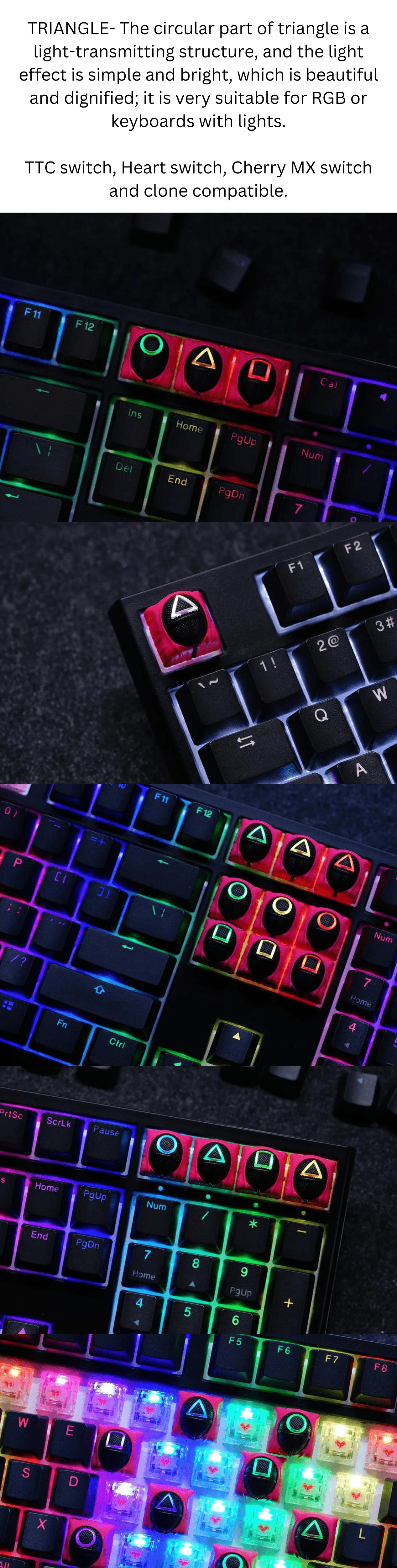 Hotkeys Project Triangle - Pink | Keyboard & Mouse Accessories | Fast ...