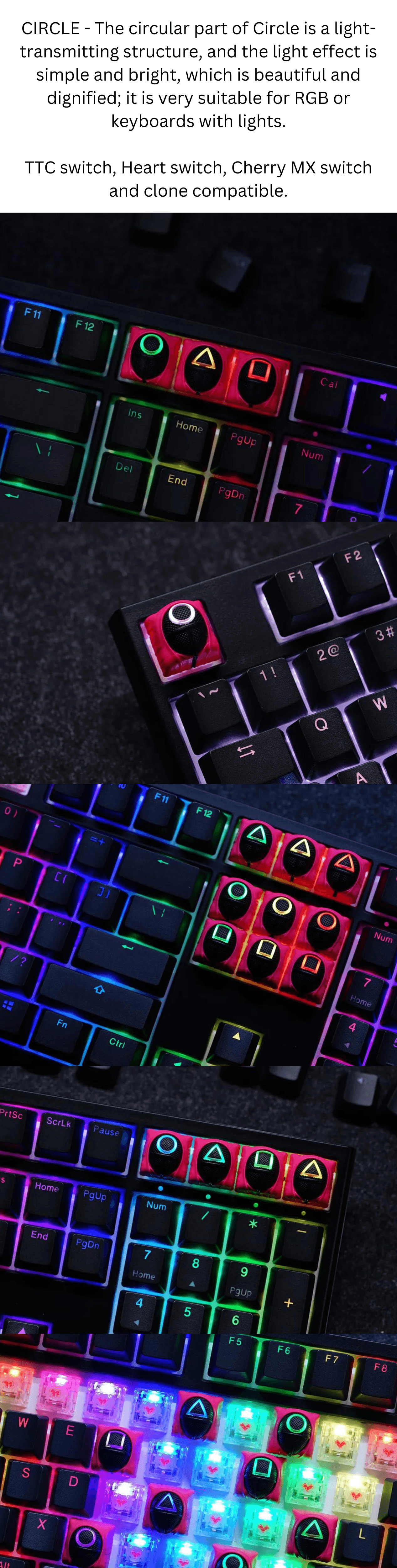 Hotkeys Project Circle - Pink | Keyboard & Mouse Accessories | Fast ...