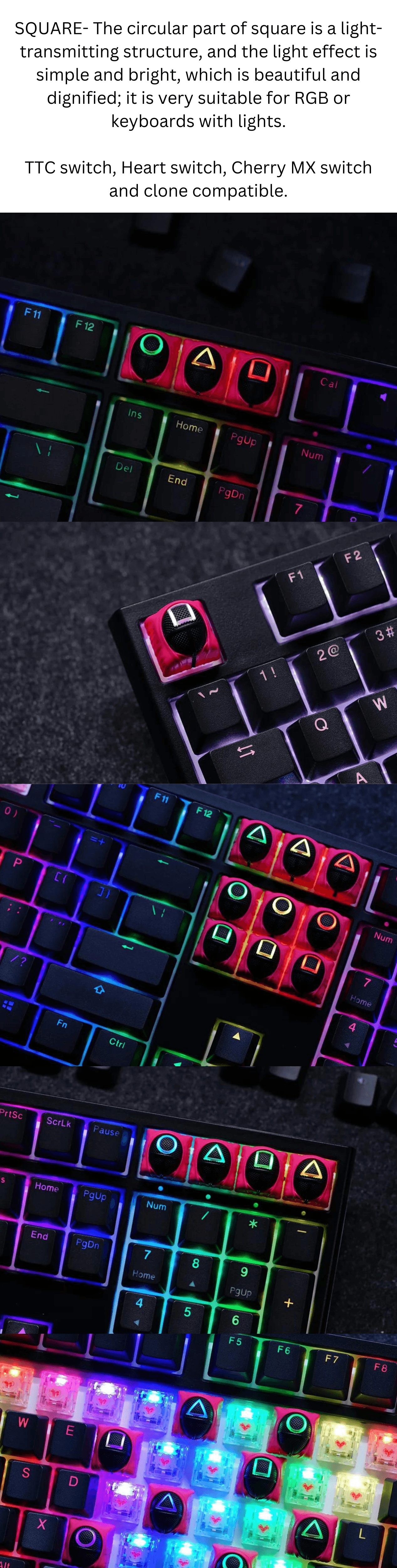 Hotkeys Project Square - Pink | Keyboard Accessories | Fast Delivery ...