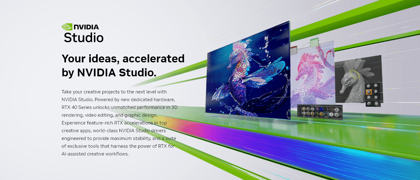 NVIDIA GeForce RTX Studio PCs