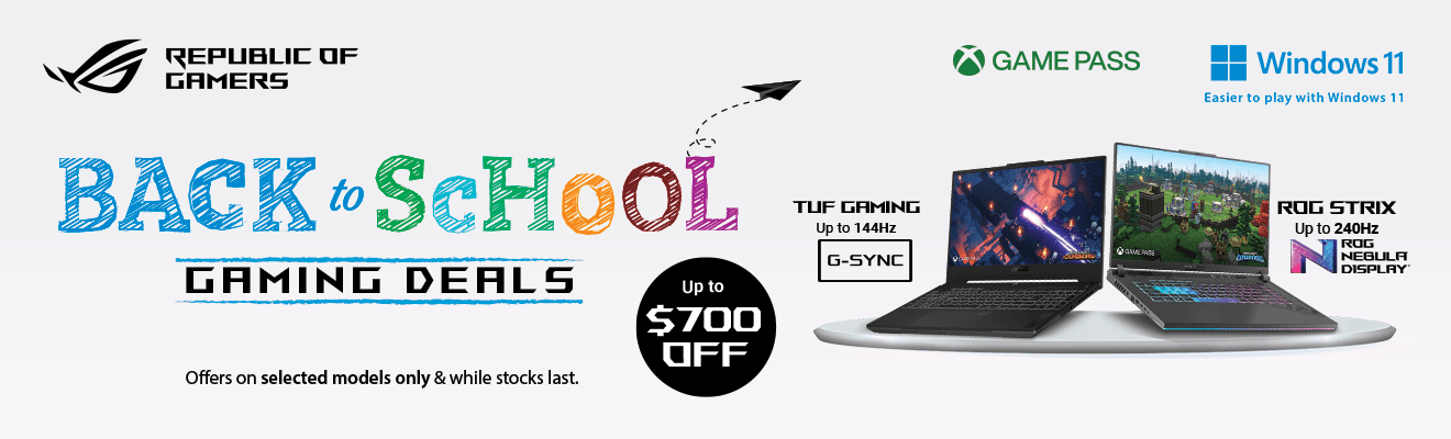 ROG Back To School Gaming Deals