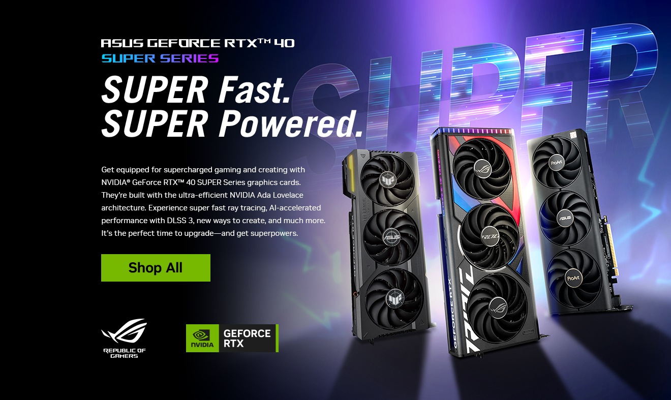 ASUS Geforce RTX 40 Super Series