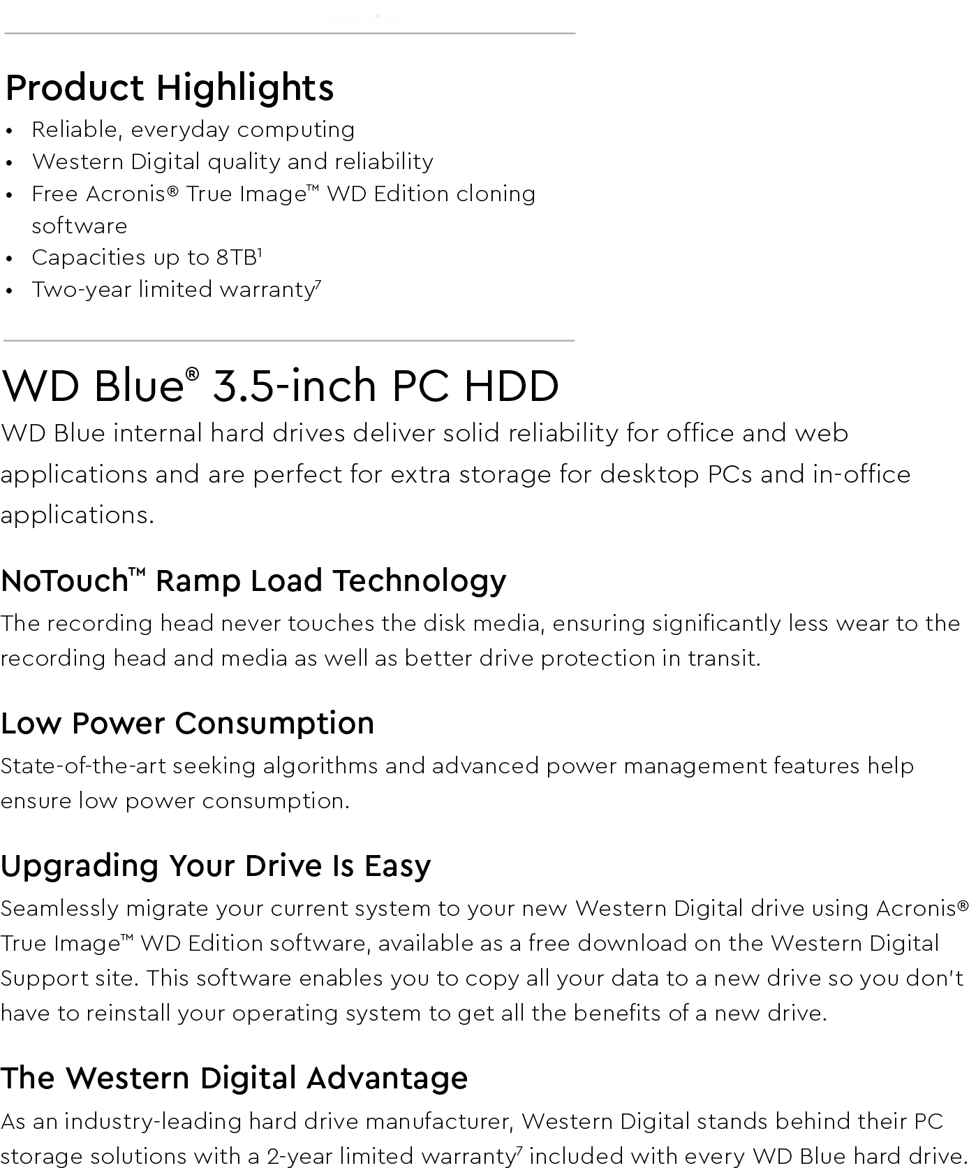 WD Blue WD80EAAZ 8TB 5640RPM 256MB Cache 3.5" Desktop Hard Drive ...