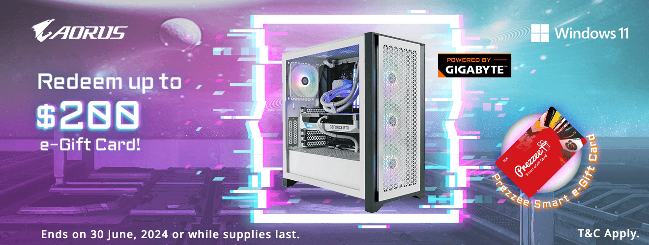 Gigabyte PC Gift Card Promo