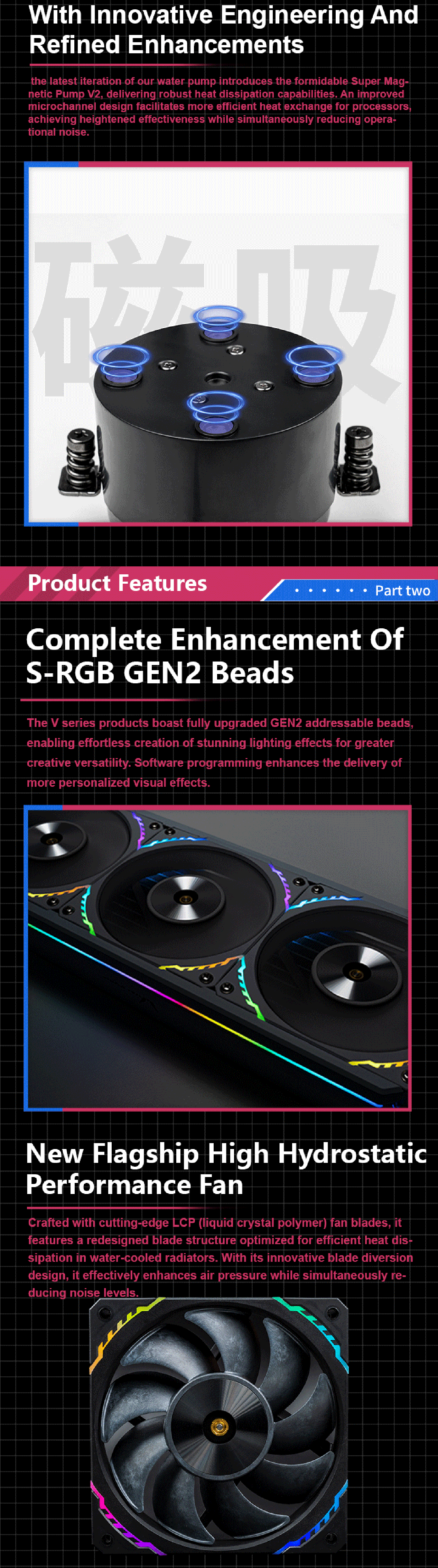 Valkyrie V360-Loki 360mm Liquid CPU Cooler - Black | CPU Coolers