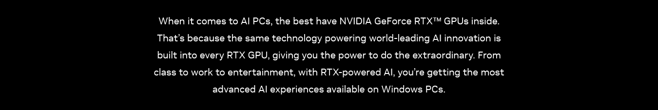 GALAX GeForce RTX AI | Powering Advanced AI