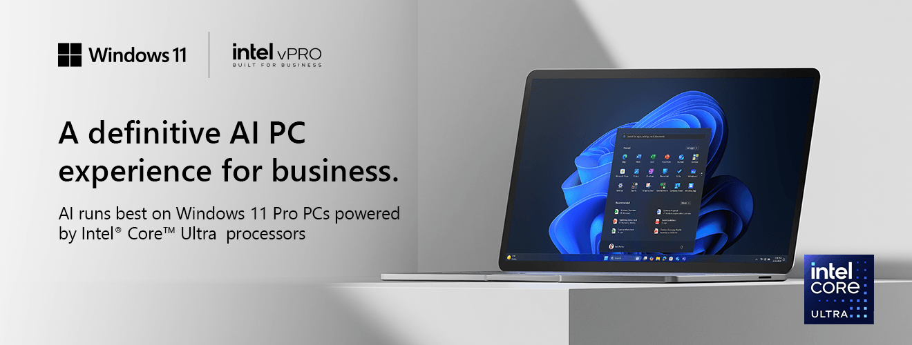 Windows 11 Pro PC with Intel vPro