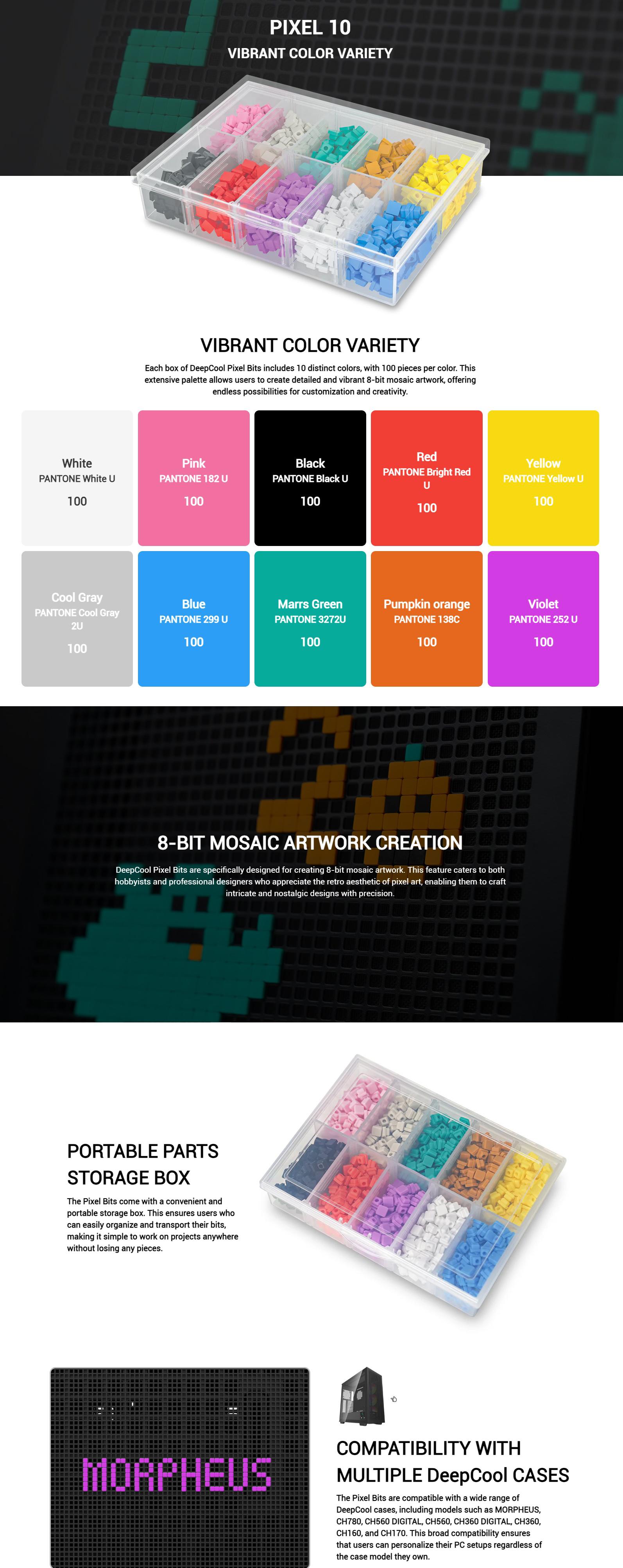 Deepcool PIXEL Series Decorative Case Bits - Multi Colors [R-PIXEL ...