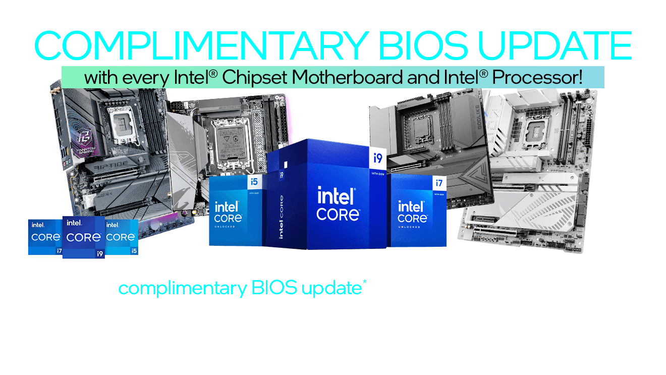 Intel Complimentary Bios Update