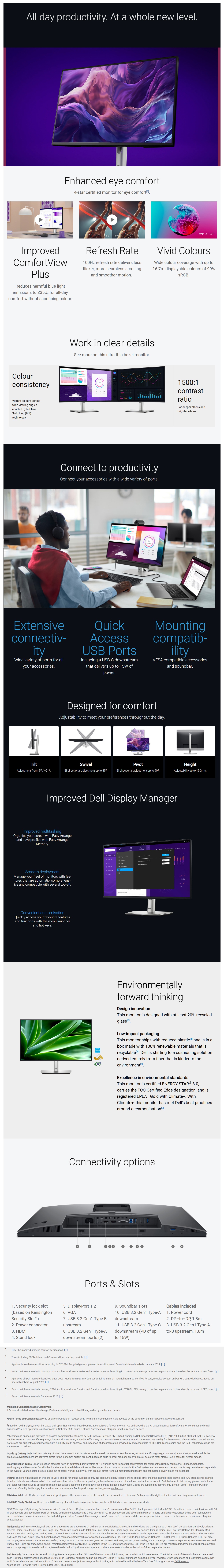 Dell P2425H 23.8" FHD IPS 100Hz Montor [P2425H]