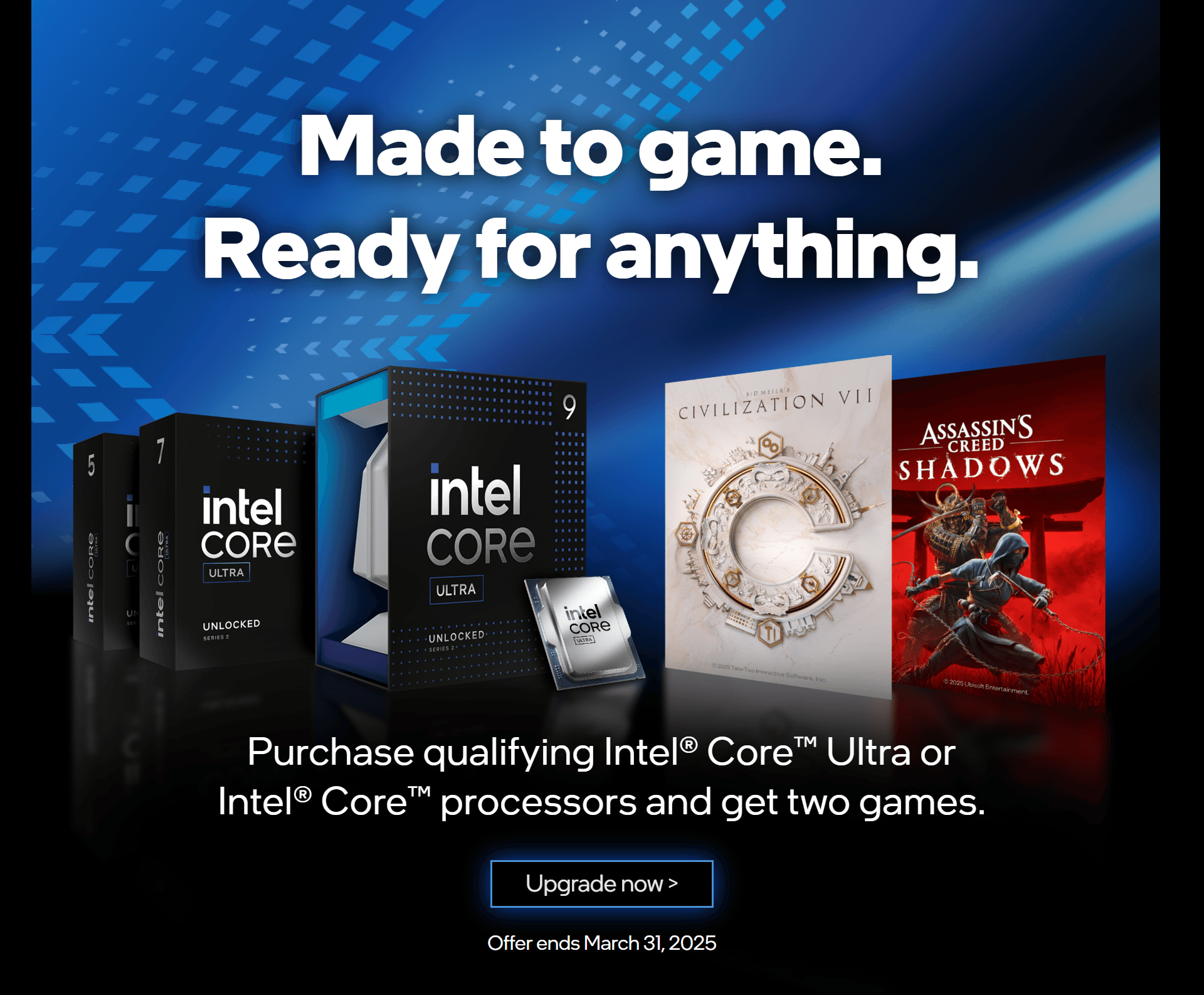 Intel Core Ultra Game Bundle