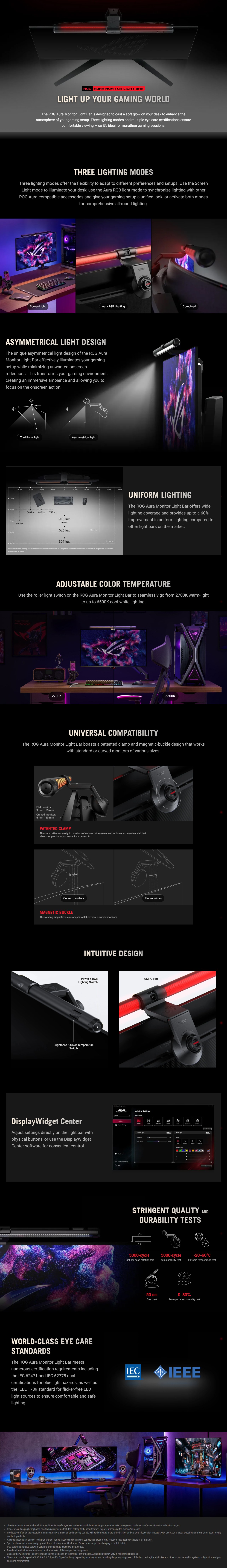ASUS ALB01 ROG Aura Monitor Light Bar [ALB01]