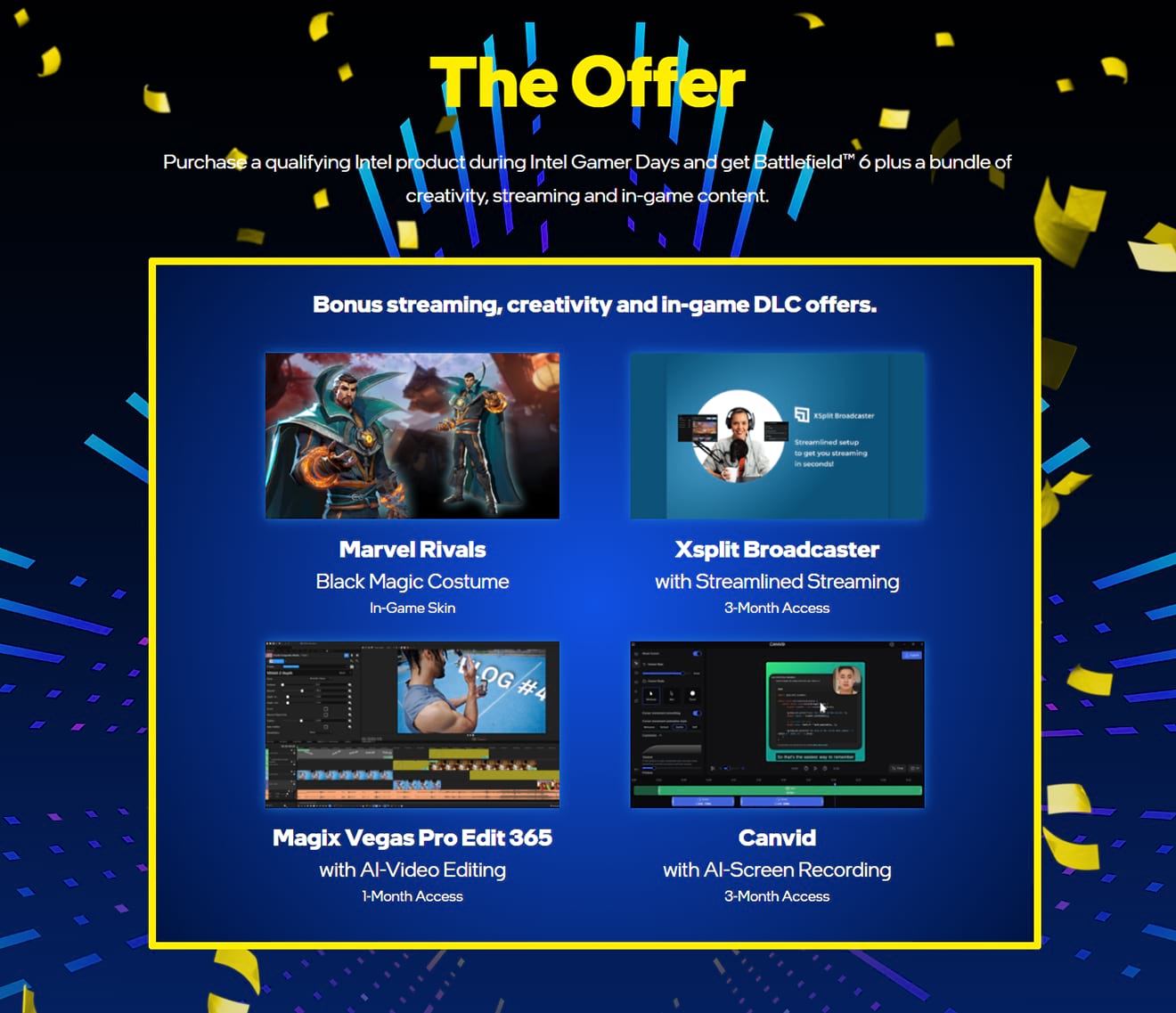 Intel Gamer Days Bundle 2025