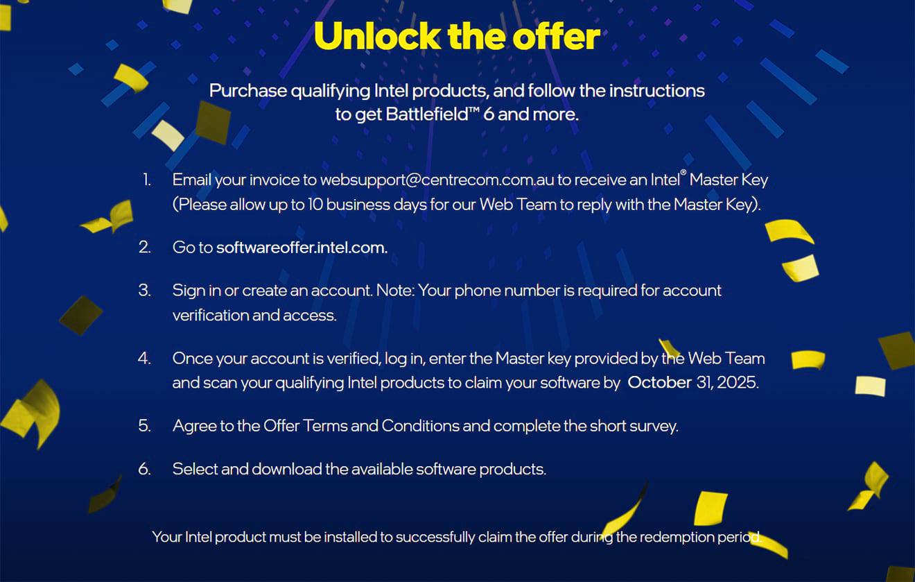 Intel Gamer Days Bundle 2025