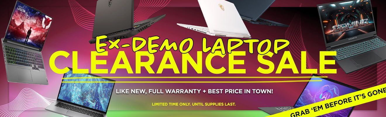 Ex-Demo Laptops Clearance Sale